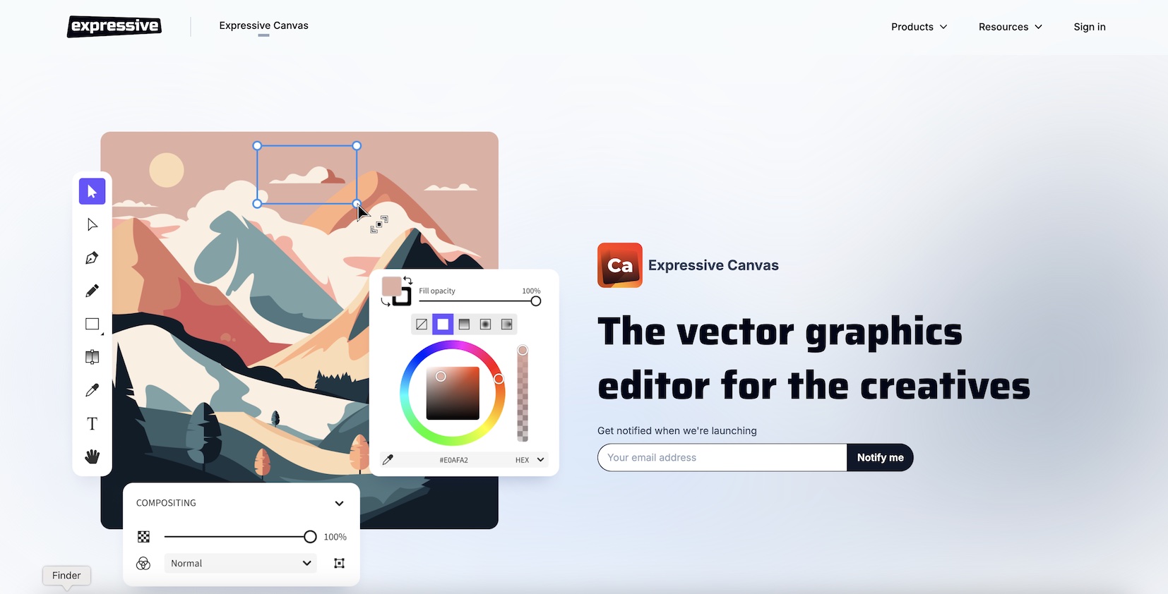 Expressive Canvas - Vector graphics editor