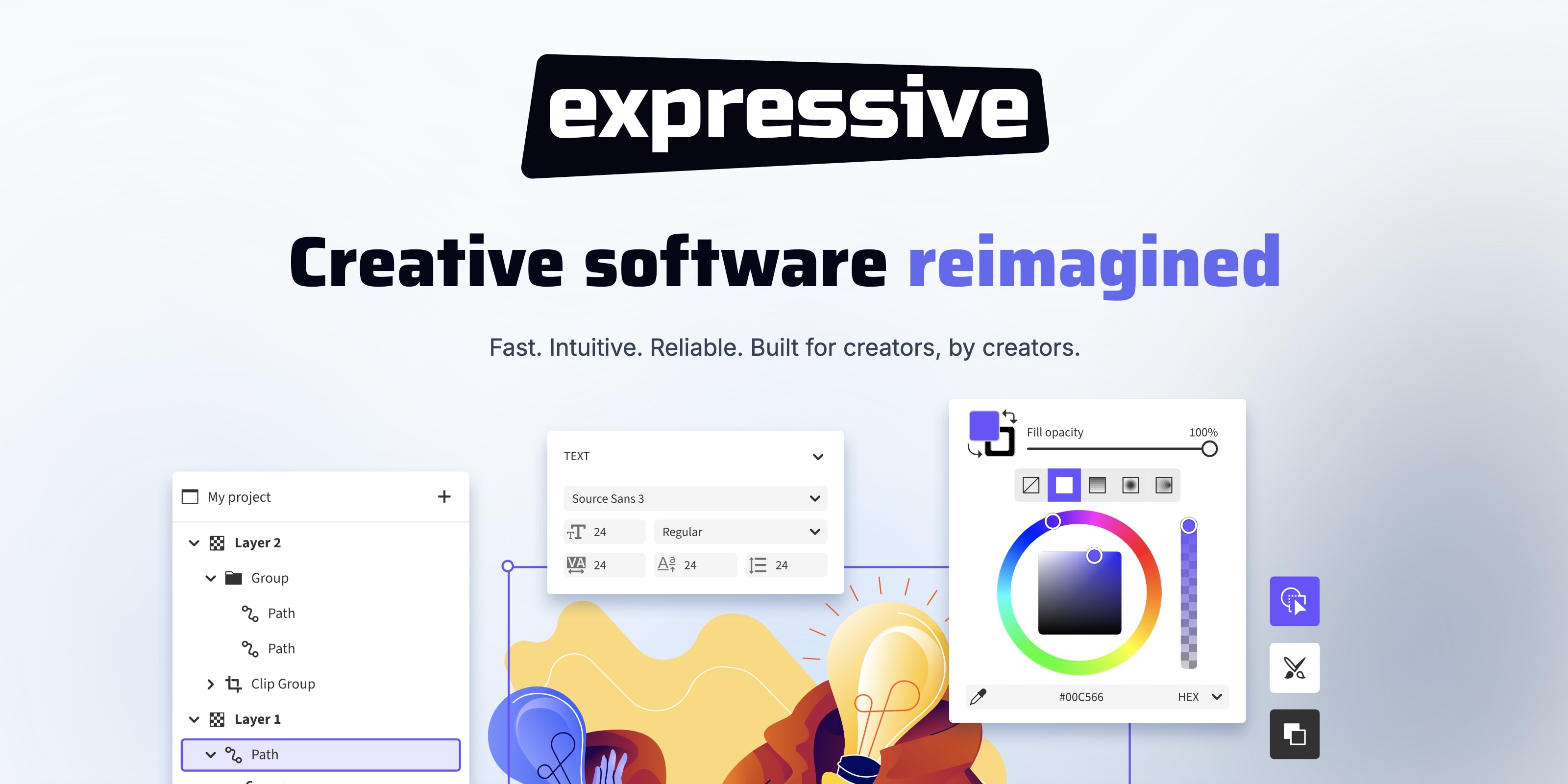 Sing up | Expressive